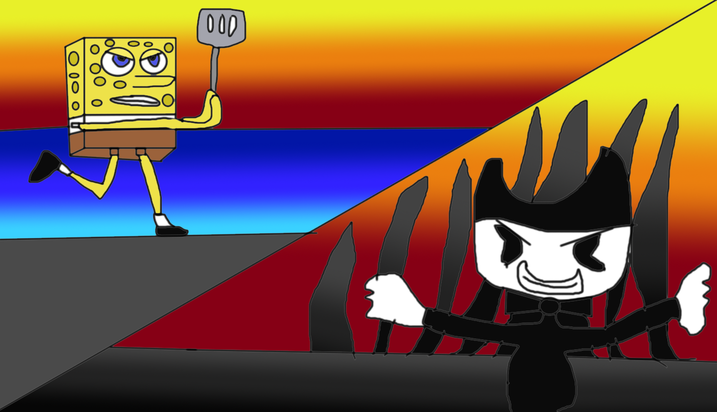 Spongebob vs Bendy by DustyFreeman on DeviantArt