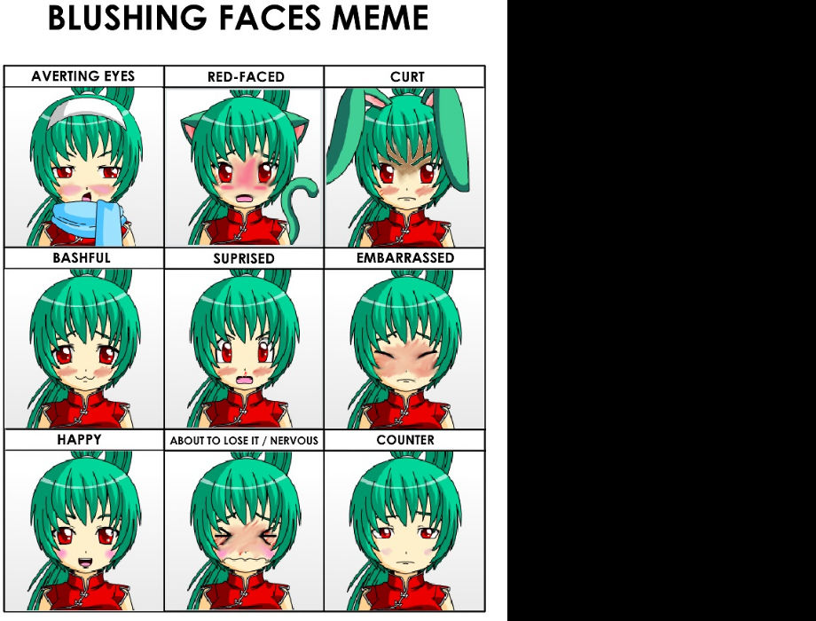 Blushing Chibi Tabiki by Takimara on DeviantArt