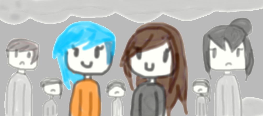 The only color in this grey world by RainingShadows8 on DeviantArt