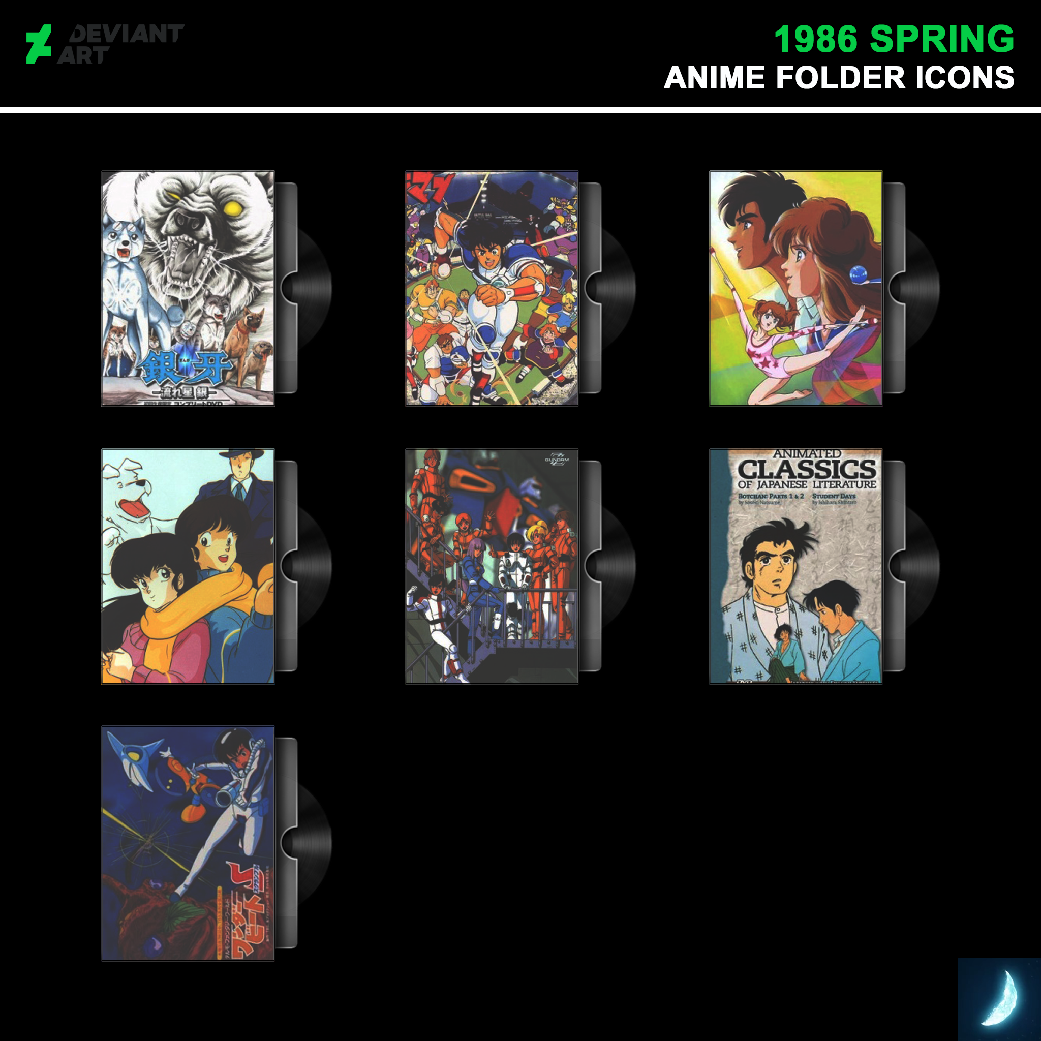 1986 Spring - Anime Folder Icons PACK by mikamikapd on DeviantArt