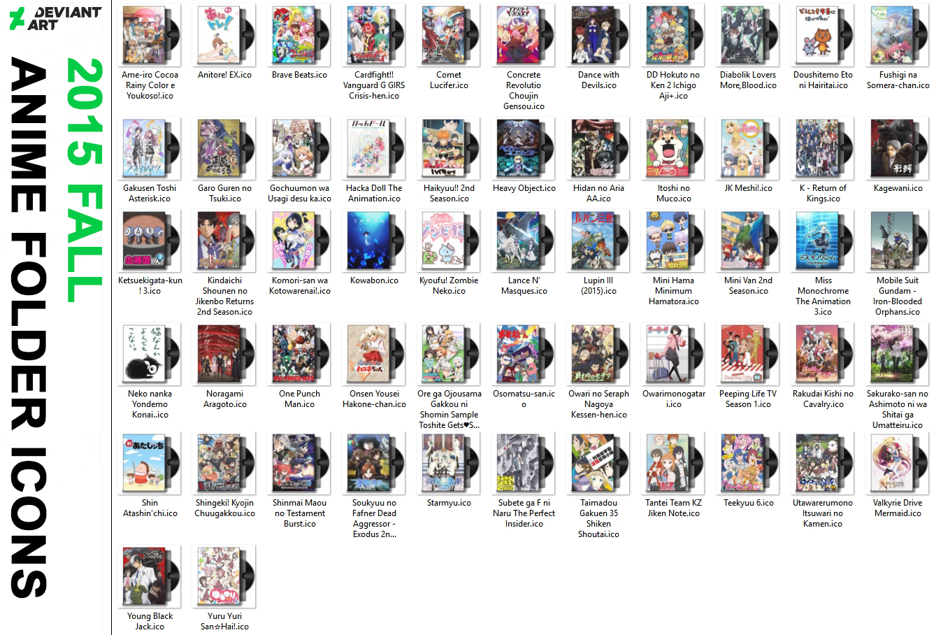 2015 Fall - Anime Folder Icons PACK by mikamikapd on DeviantArt