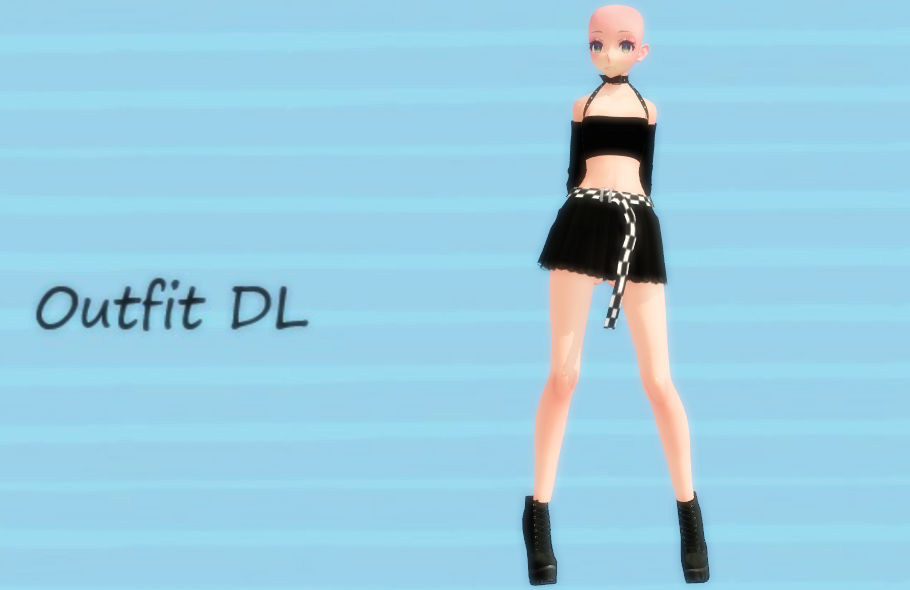 Black Outfit [MMD] by NothingGoodinLife by NothingGoodinLife on DeviantArt
