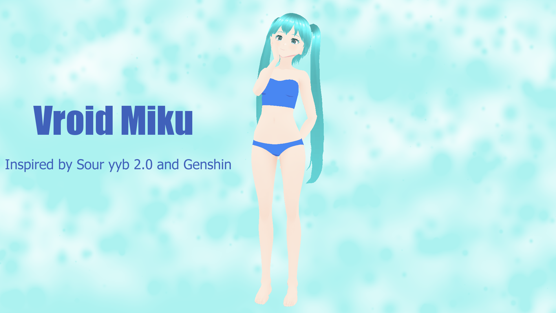 Vroid Miku DL- F2U Commercial Use Base by dynosuar on DeviantArt