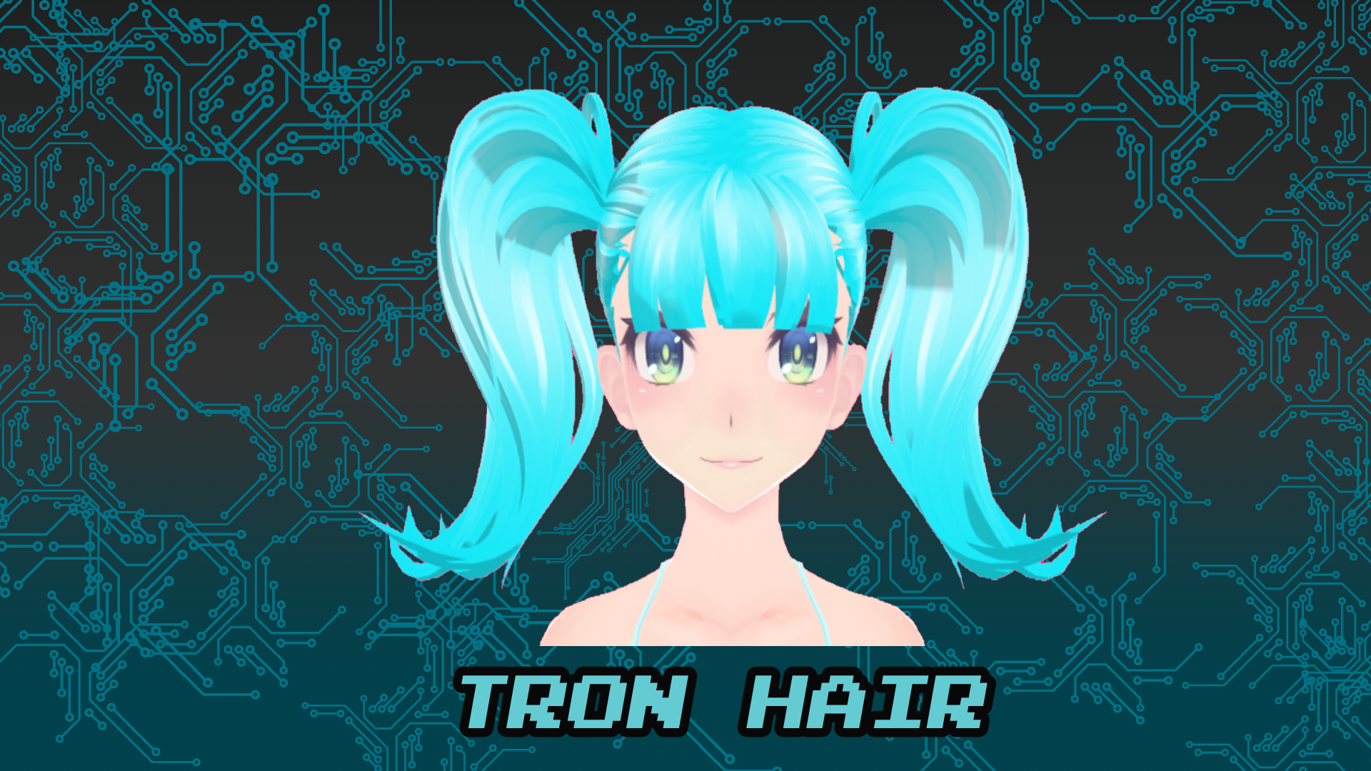 Tron Hair by dynosuar on DeviantArt
