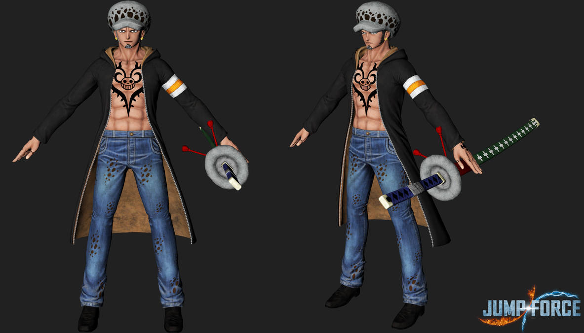 Jump Force: Trafalgar Law / 3D model by MisakiModding on DeviantArt