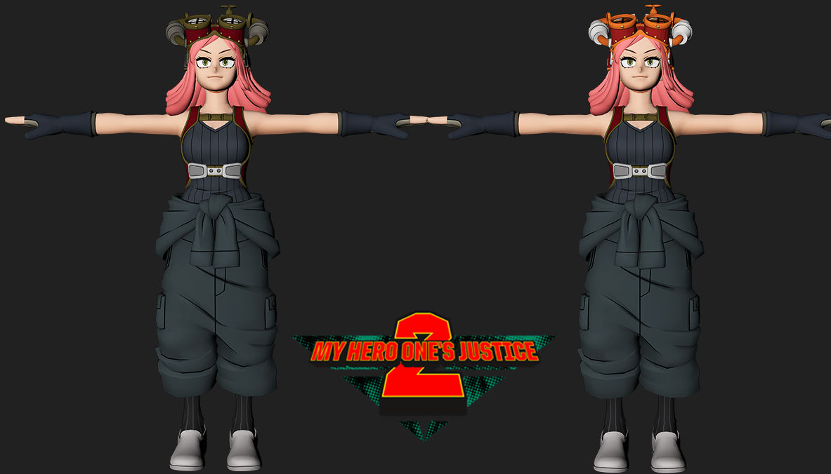MHA One's Justice 2 : Mei Hatsume / 3D Model by MisakiModding on DeviantArt