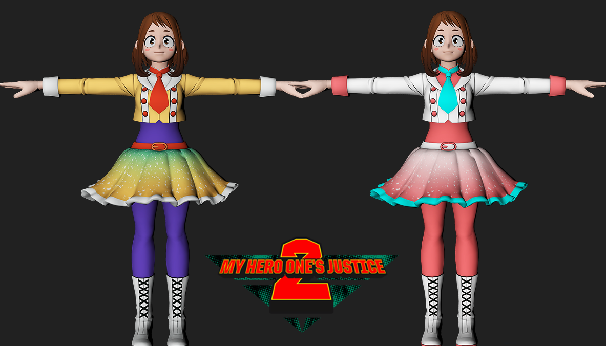 MHA One's Justice 2 : Ochako Uraraka/ 3D Model by MisakiModding on ...