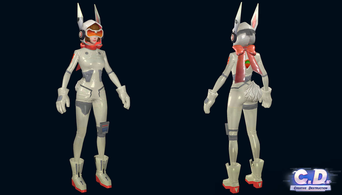Creative Destruction: Easter Bunny by MisakiModding on DeviantArt