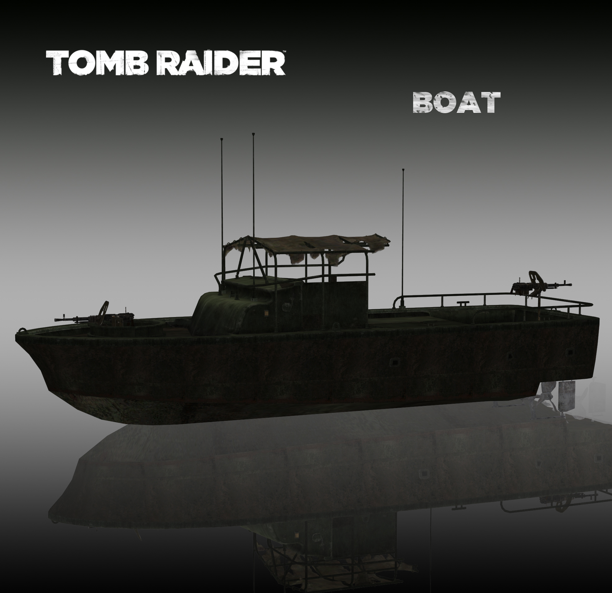 TOMB RAIDER: Boat by doppelstuff on DeviantArt