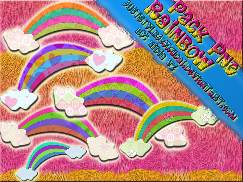 Rainbow Pack PNG by juststyleJByKUDAI on DeviantArt