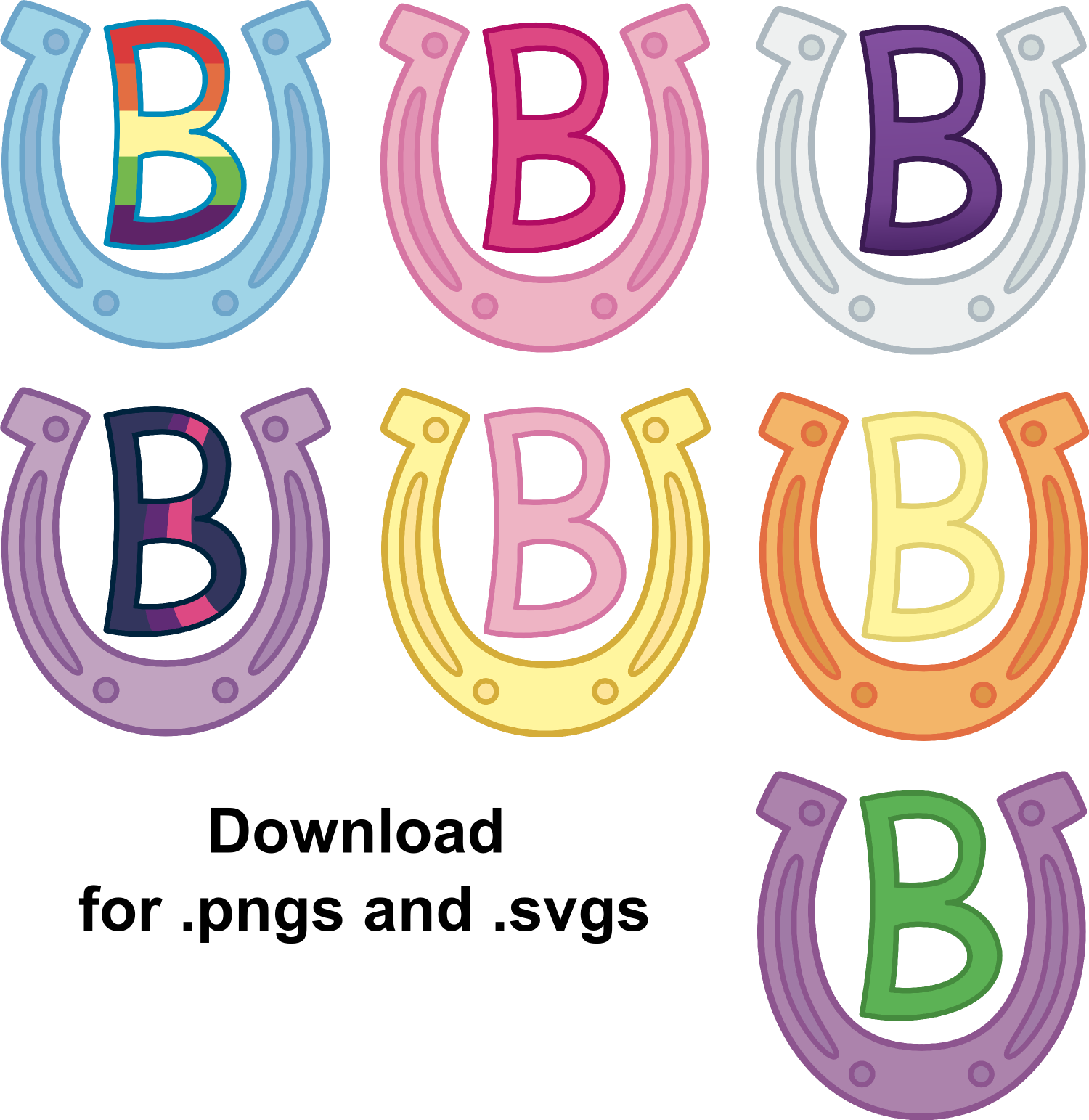 Mane 6 Brony Symbols by RelaxingOnTheMoon on DeviantArt