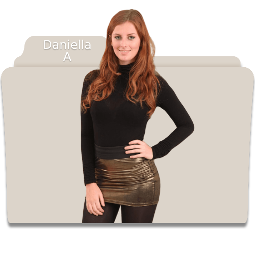 Daniella A Folder Icon by dpupaul on DeviantArt