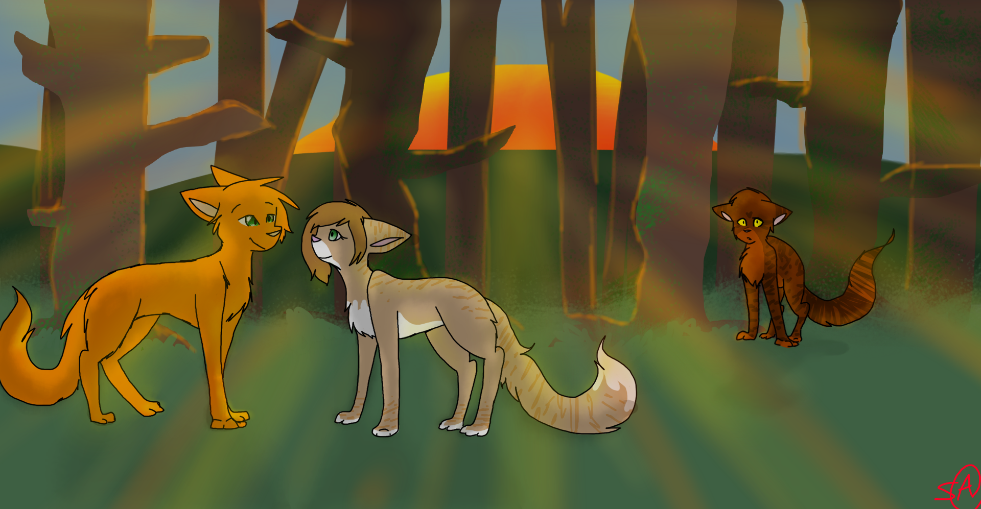 Warrior Cats Sandstorm And Dustpelt