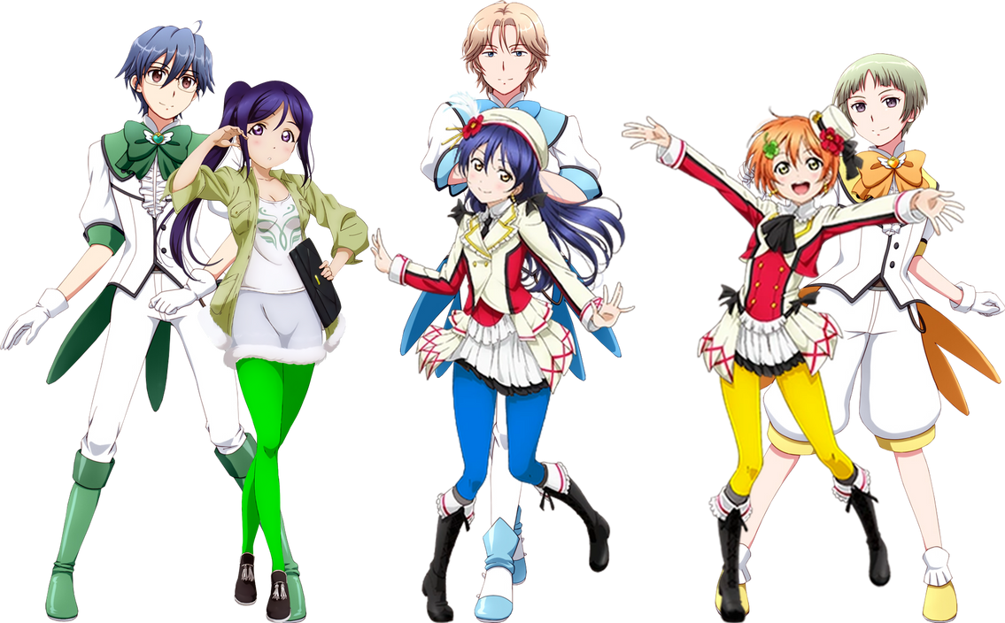 EnUmi, AtsuKana, and IoRin by margaretaratih on DeviantArt