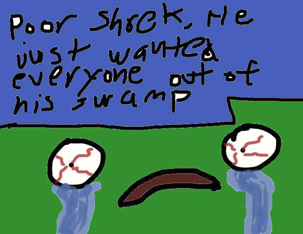 Poor Shrek by TheyCallMeEpyx on DeviantArt