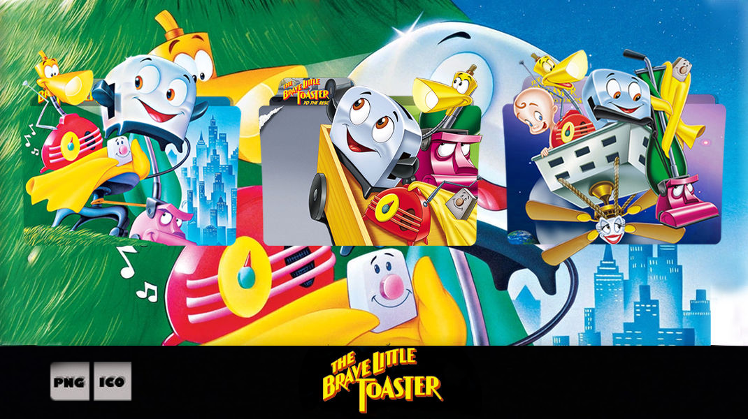 The Brave Little Toaster trilogy folder icons by eslam4330 on DeviantArt