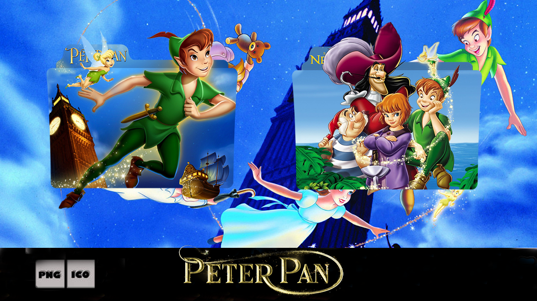 Peter Pan 1,2 folder icons by eslam4330 on DeviantArt