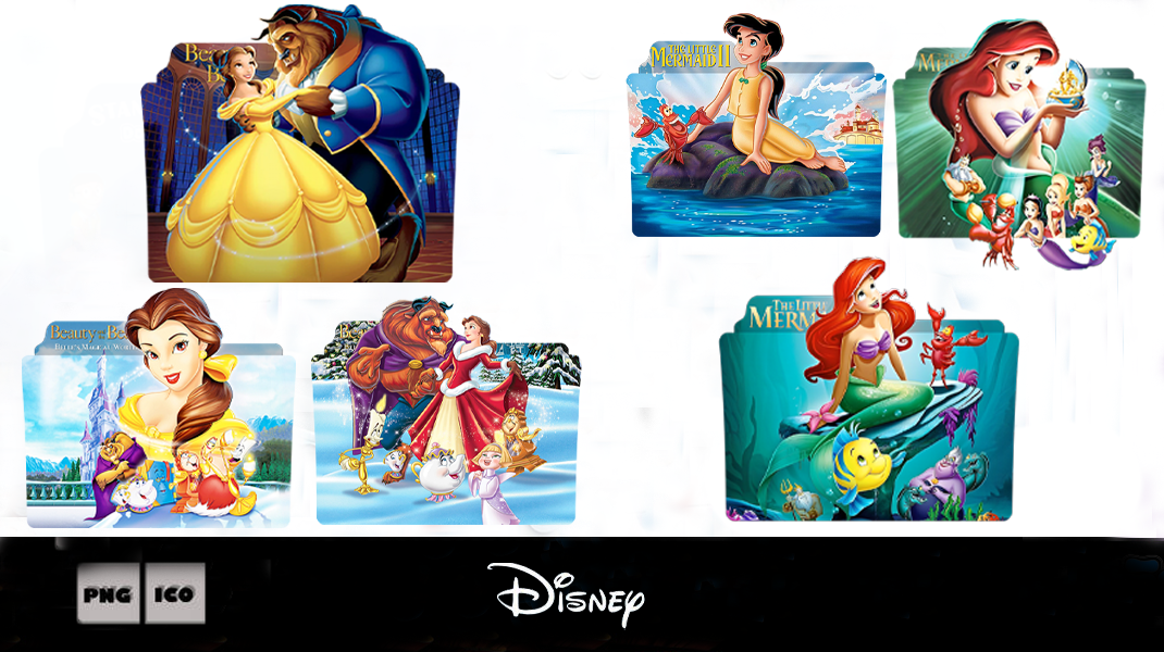 Disney Princesses Movies Folder Icons Part 2 by eslam4330 on DeviantArt