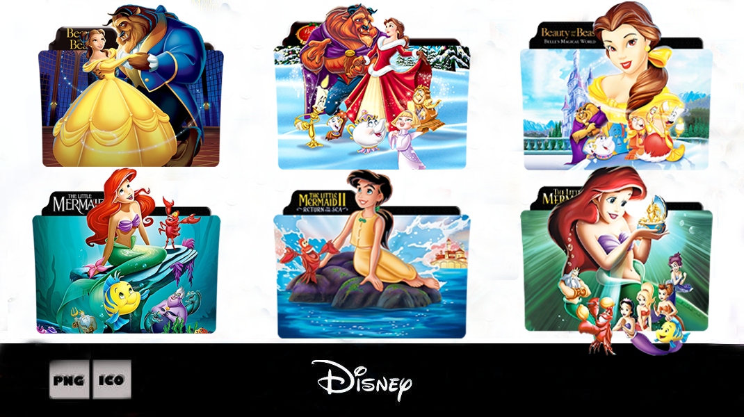 Disney Princesses Movies Folder Icons Part 2 by eslam4330 on DeviantArt