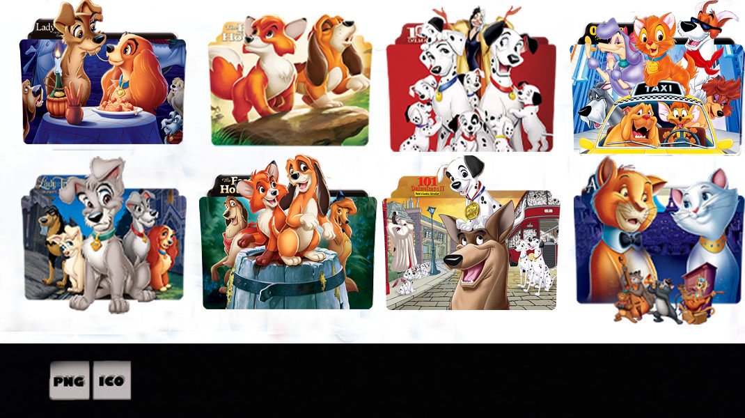 Disney Animated Movies Folder Icons Part 1 by eslam4330 on DeviantArt