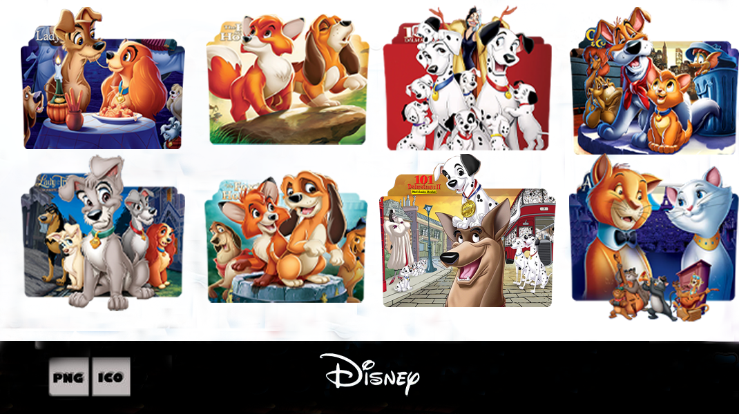 Disney Animated Movies Folder Icons Part 1 by eslam4330 on DeviantArt
