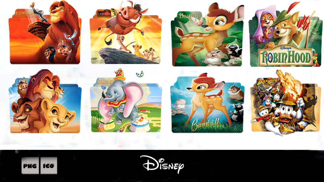 Disney Animated Movies Folder Icons Part 2 by eslam4330 on DeviantArt