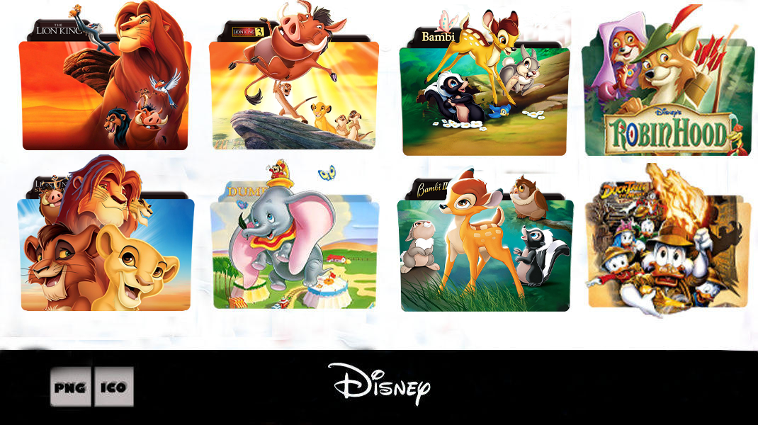 Disney Animated Movies Folder Icons Part 2 by eslam4330 on DeviantArt