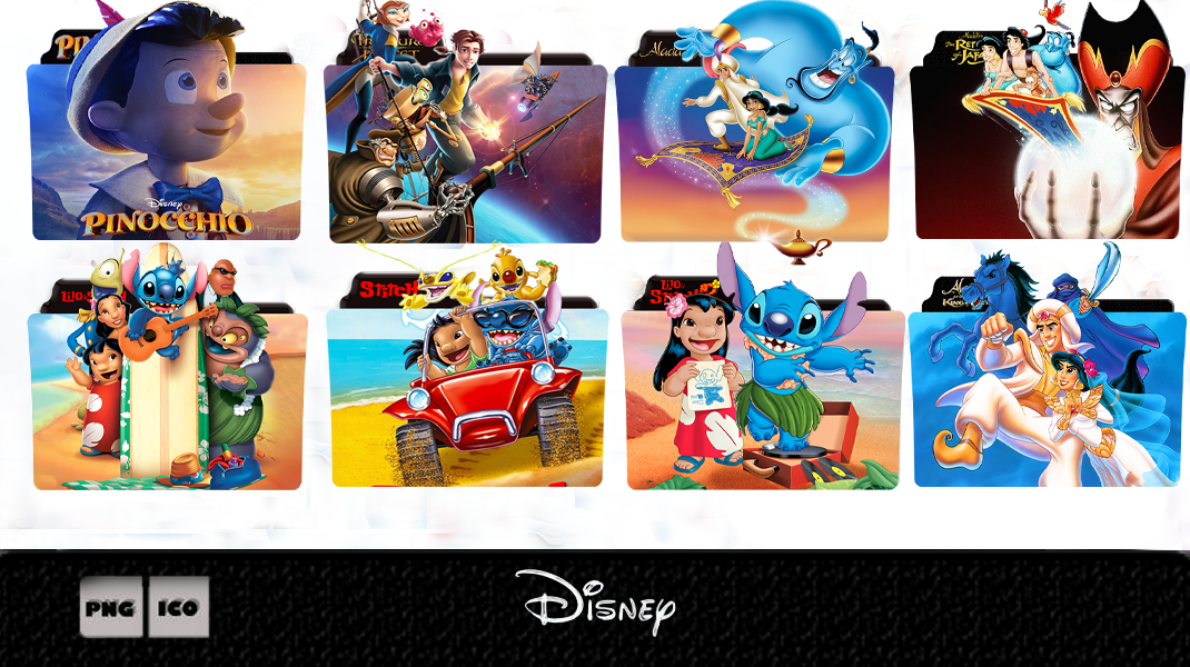 Disney Animated Movies Folder Icons Part 8 by eslam4330 on DeviantArt