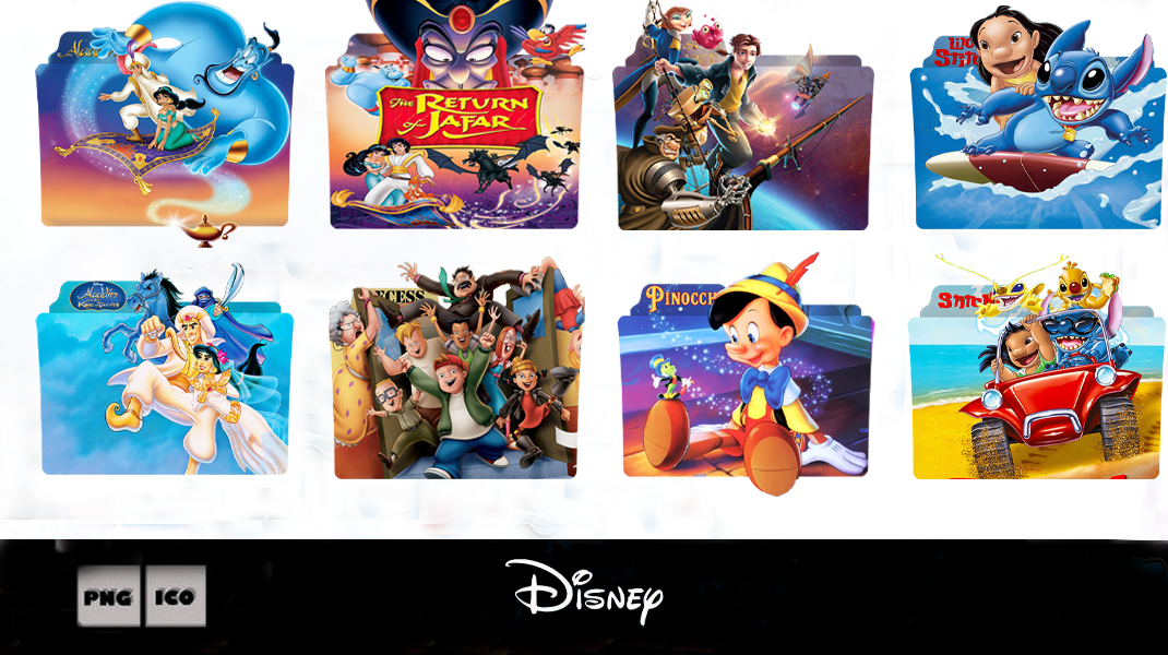 Disney Animated Movies Folder Icons Part 8 by eslam4330 on DeviantArt