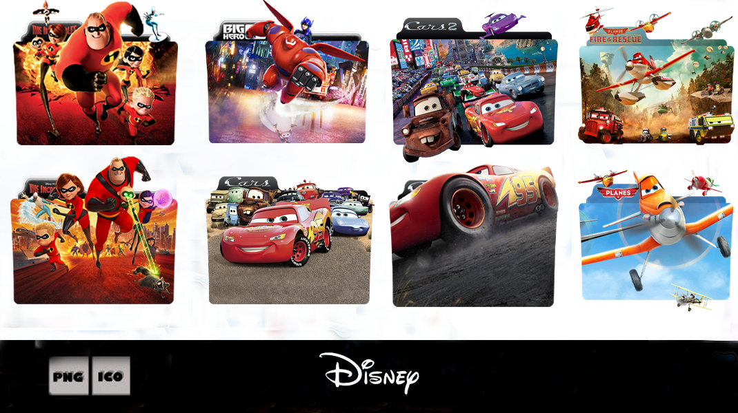 Disney Animated Movies Folder Icons Collection Par by eslam4330 on ...