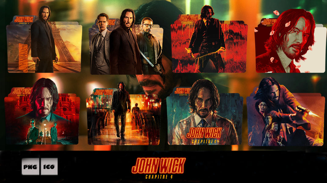John Wick Chapter 4 (2023) Folder Icons Collection by eslam4330 on DeviantArt