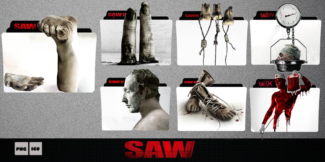 Saw Movies Folder Icons by eslam4330 on DeviantArt