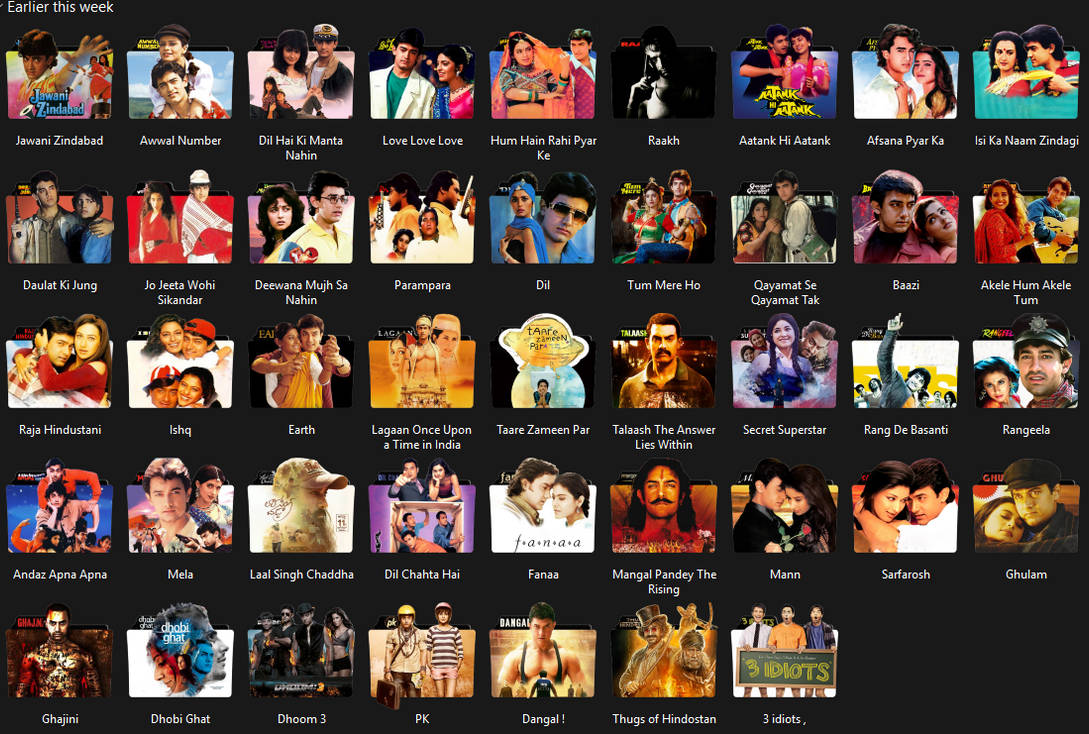 #Asian Stars Aamir Khan Folder Icons Collection by eslam4330 on DeviantArt