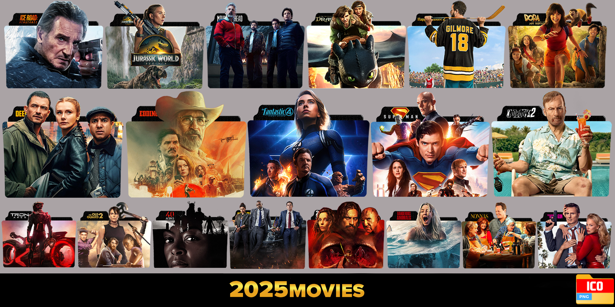 2025 Movies Folder Icon Collection Part 4 by eslam4330 on DeviantArt