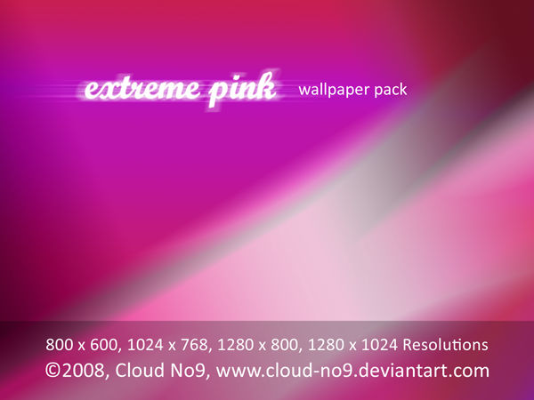 Extreme Pink Wallpaper Pack by cloud-no9 on DeviantArt