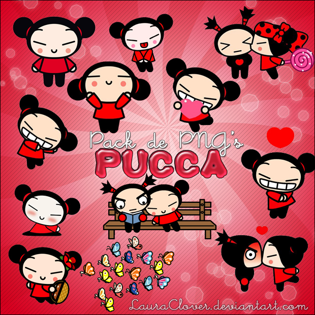 Pack de PNG's de Pucca by LauraClover on DeviantArt