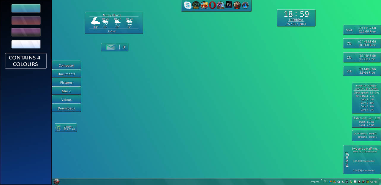 Vision Theme - Skin by Geoten on DeviantArt