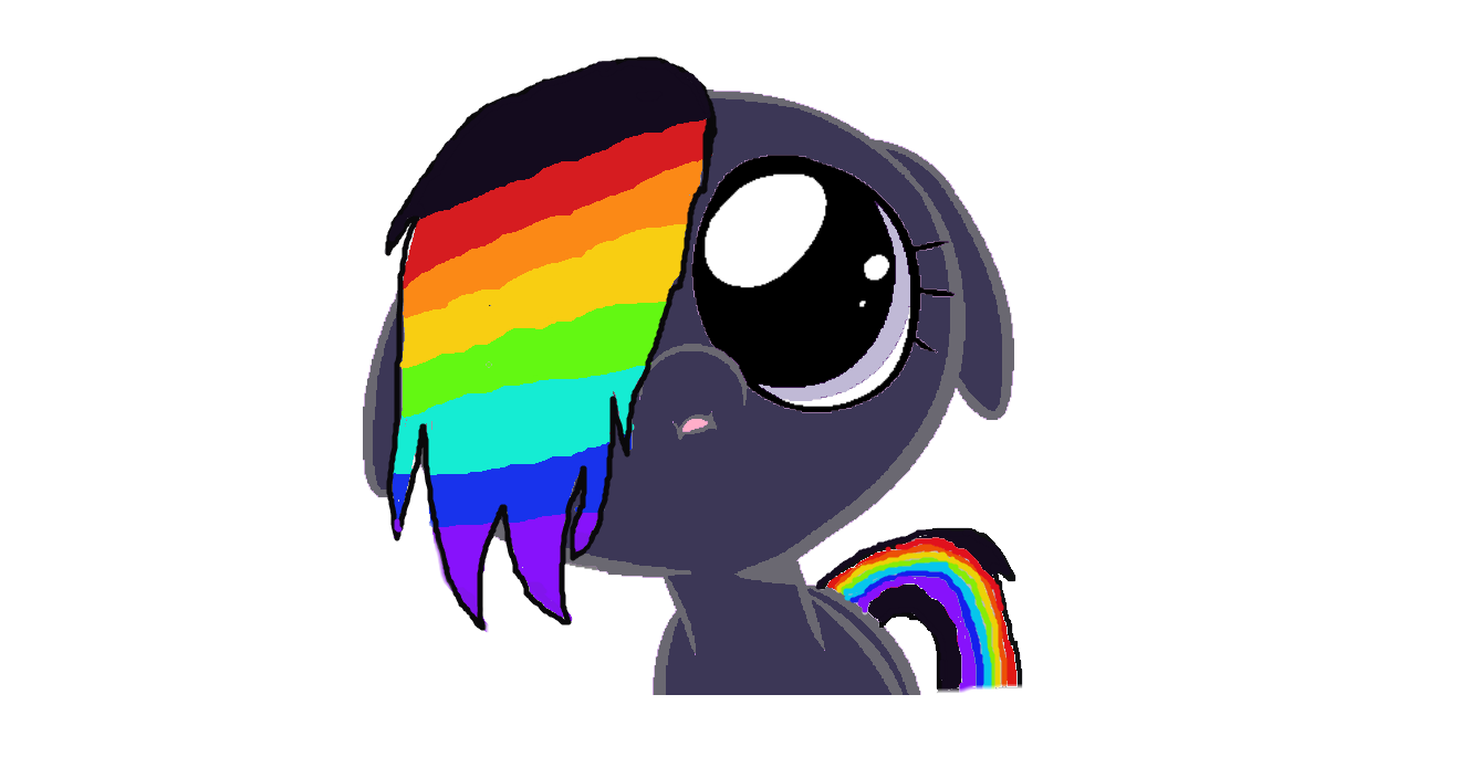 Rainbow Emo MLP by GothicKitty14 on DeviantArt