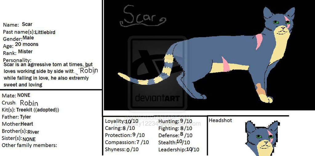 Scar Complete Ref by Catcity12234 on DeviantArt