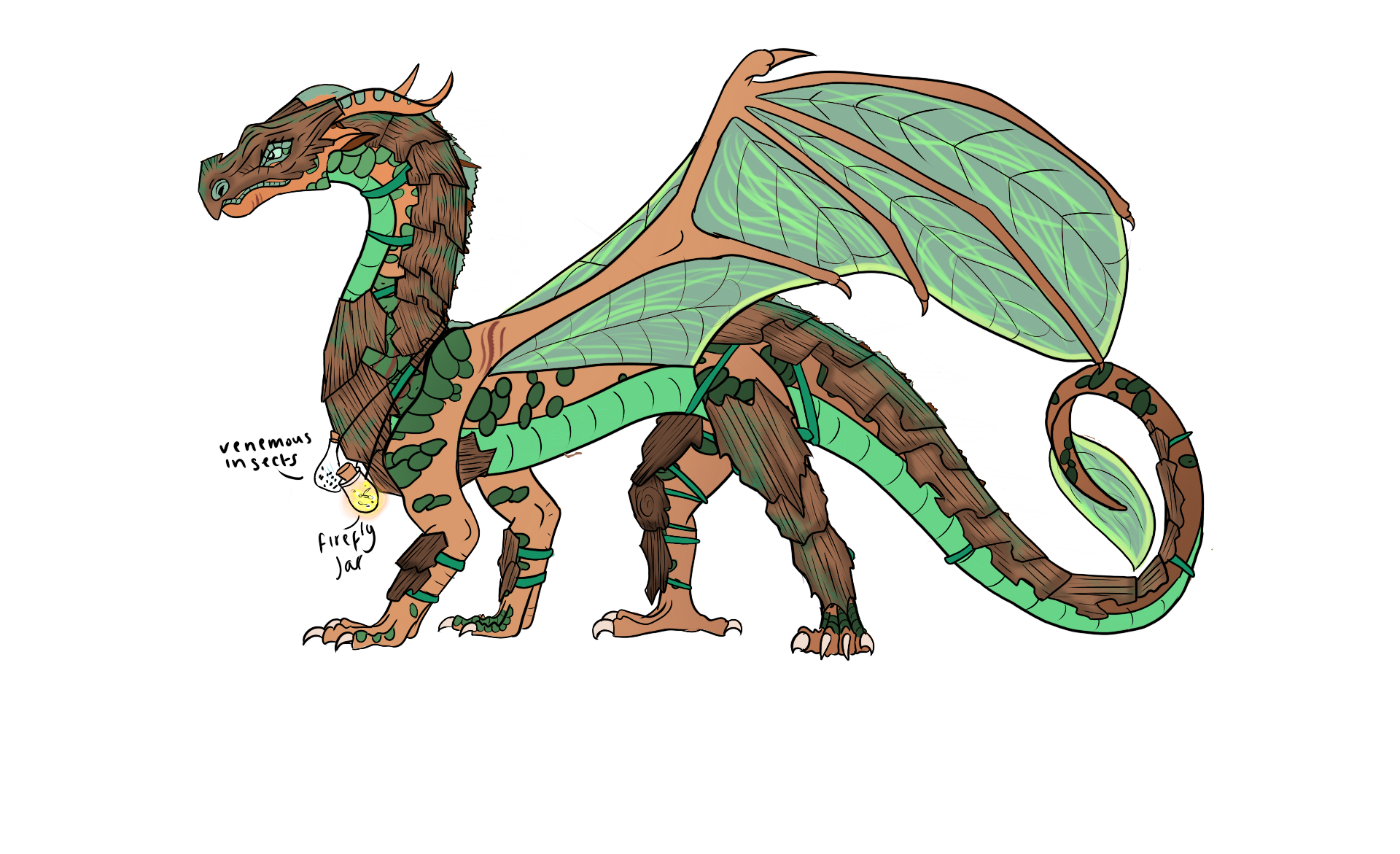 Leafwing with armour by HannahsSketchbook on DeviantArt