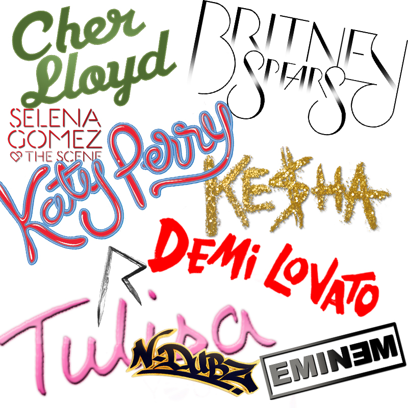 Celeb Logos by YLMarshallDesigns1 on DeviantArt