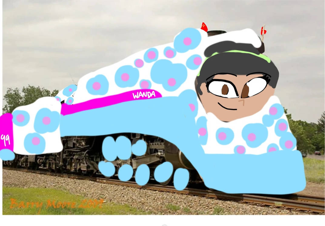 Wanda the Chinese-American streamlined engine by angeladoesart on ...