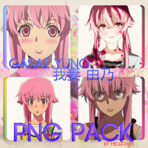 Gasai Yuno Png Pack by MeliiChan on DeviantArt