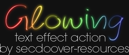 Glowing Text Effect by secdoover-resources on DeviantArt