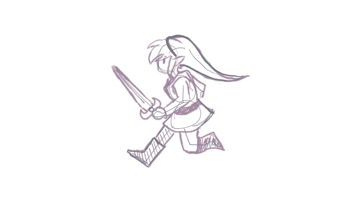 Link (Vio) run cycle Work in progress by D3DBATZ on DeviantArt