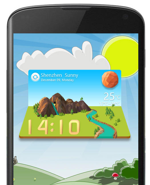 3D Natural Weather for XWidget(Compatible Android) by xwidgetsoft on ...