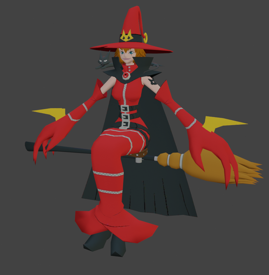 Witchmon - Digimon New Century MODEL DOWNLOAD by WarGrey-sama on DeviantArt