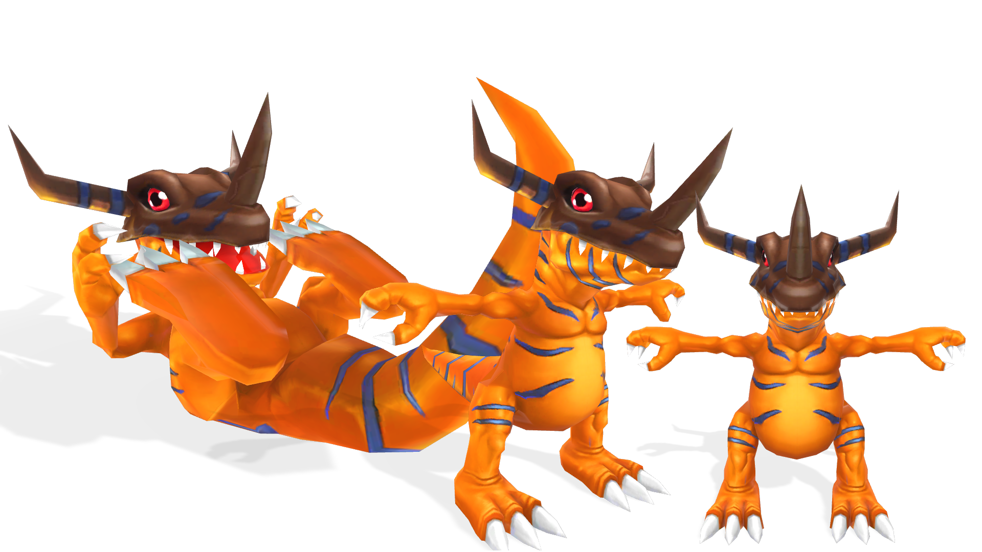 Greymon - Digimon Adv. 2020-ized MODEL DOWNLOAD by WarGrey-sama on ...