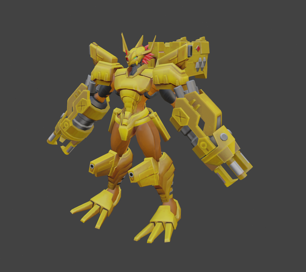 BlitzGreymon (Vaccine) - Digimon MODEL DOWNLOAD by WarGrey-sama on ...