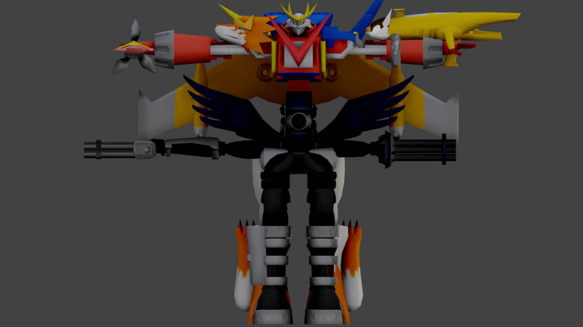 Shoutmon X5B - All Star Rumble MODEL DOWNLOAD by WarGrey-sama on DeviantArt
